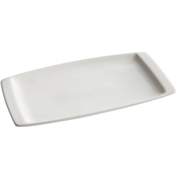 Tuxton China Tuxton 7.5 in. Pearl White Rectangular Plate AMU-556 | Zoro